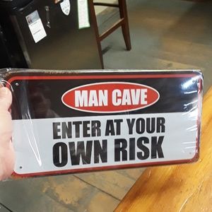 unknown | Wall Decor | Man Cave License Plate Wall Decor | Poshmark